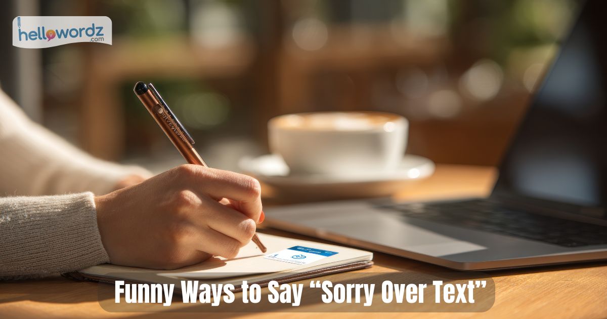 25 Funny Ways To Say “Sorry Over Text”📱(2026)